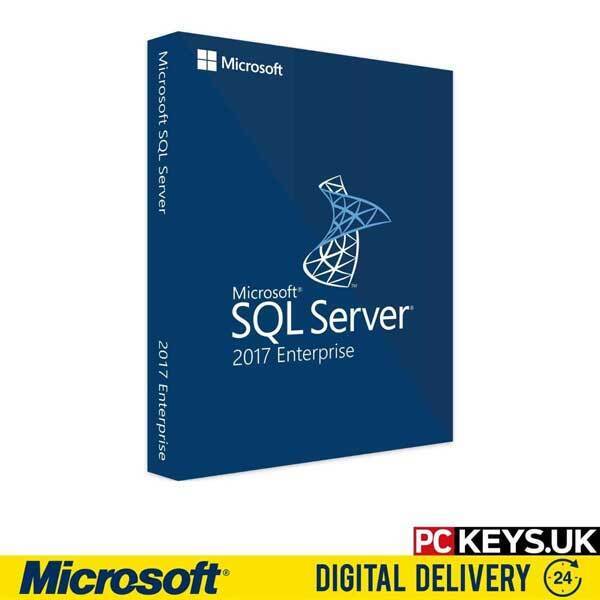 Shop for Microsoft SQL Server 2017 2 Core Enterprise License | PC Keys £259